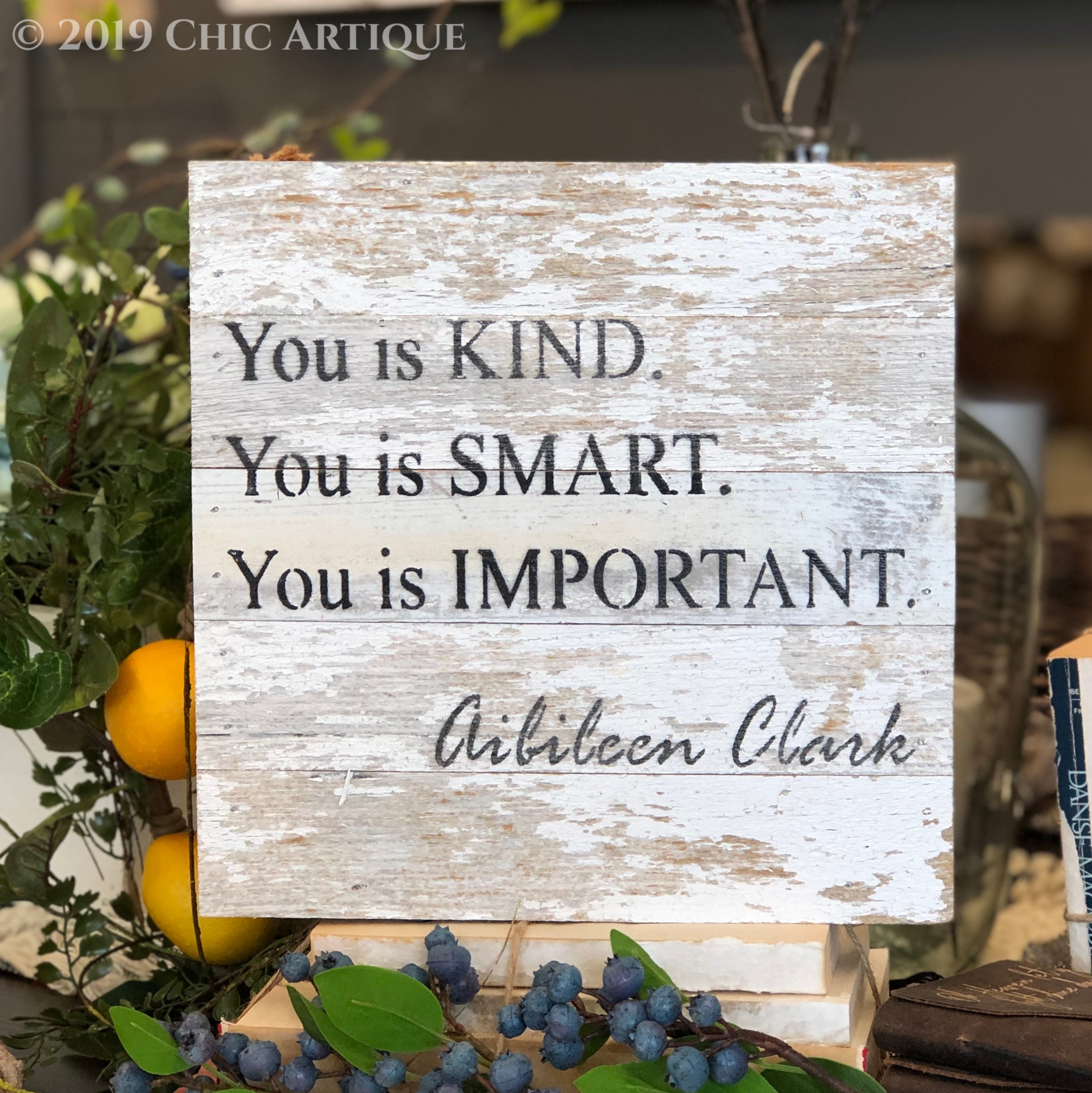 You is Kind Reclaimed Wood Sign – Chic Artique